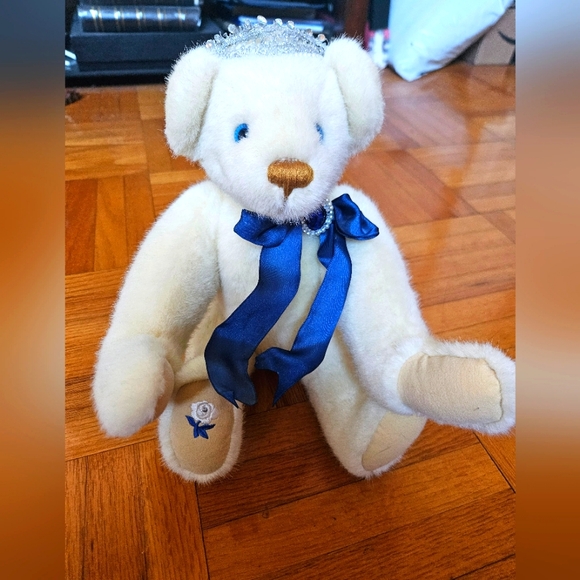 Accents | Vtg Englands Rose Princess Diana Jointed Teddy Bear Ashton ...